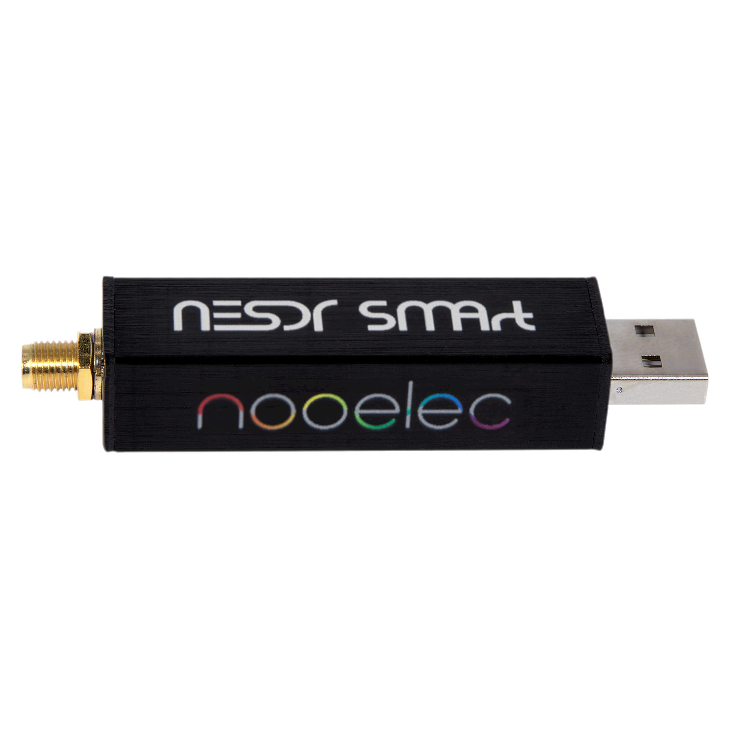 Nooelec RTL-SDR v5 Bundle - NESDR Smart HF/VHF/UHF (100kHz-1.75GHz) Software Defined Radio. Premium RTLSDR w/ 0.5PPM TCXO, SMA Input, Aluminum Enclosure & 3 Antennas. RTL2832U & R820T2-Based Radio