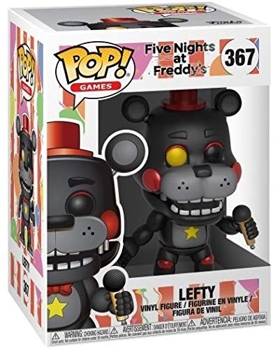 Funko Pop! Games: Five Nights at Freddy's Pizza Simulator - Lefty Vinyl Figure (Bundled with Pop Box Protector Case)