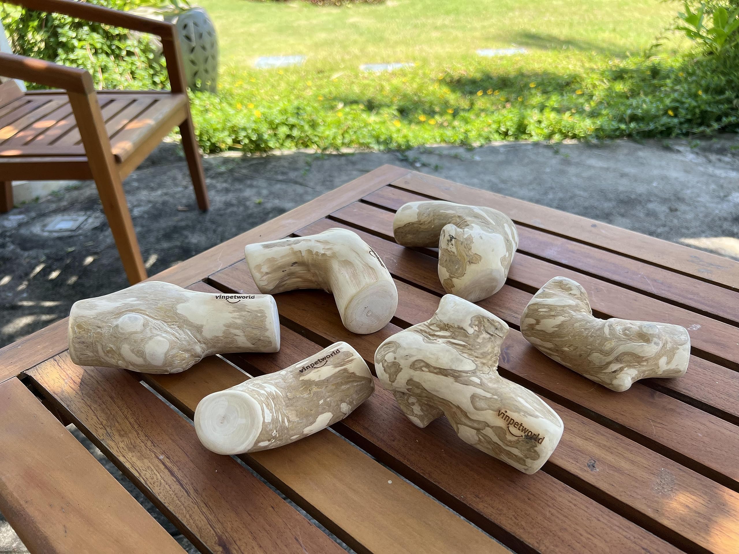 VINPETWORLD Dog Chew Toy - Boost Your Dog's Chewing Joy with This Safe, Natural Stick from Real Coffee Wood, Perfect for Your Joyful Four-Legged Friend - Size Medium (Pack of 2)