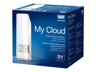 WD Content Solutions Business FBA_WDBCTL0030HWT-NESN My Cloud NAS 3TB GBE 10/100/ 1000 Personal Cloud Storage