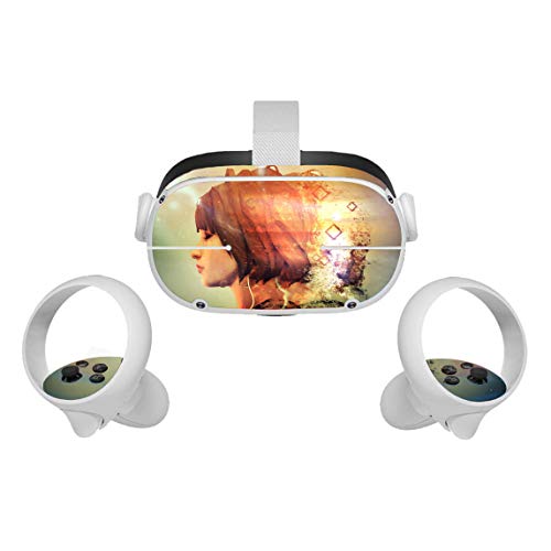 Amala NAIDU Black Hole Movie Oculus Quest 2 VR Headset and Controller Skin, Vinyl Decal Skin for VR Headset and Controller, Virtual Reality Protective Accessories
