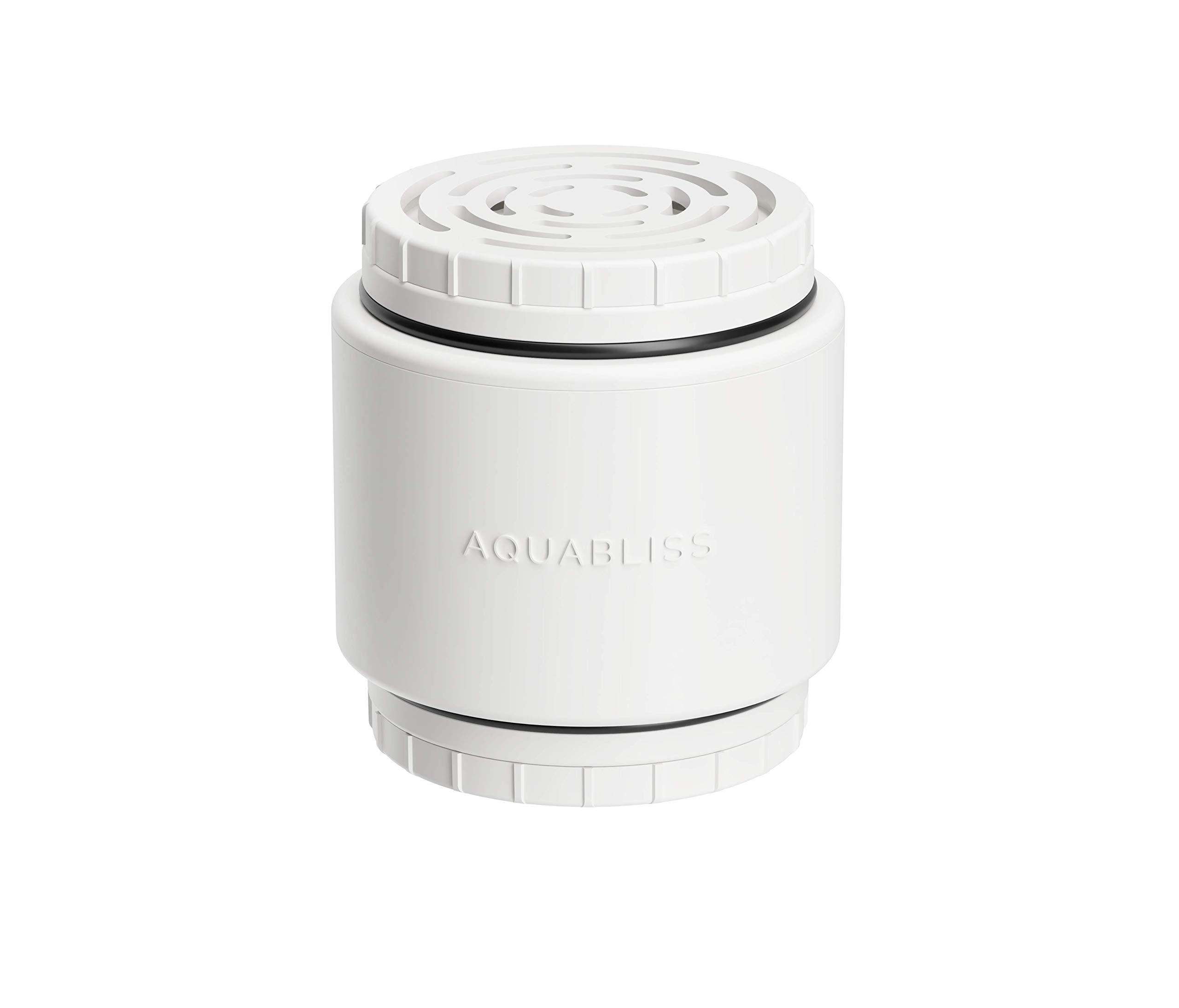AquaBliss HD Revitalizing Shower Filter Replacement Cartridge - 2x Vitamin C + Mineral for Silky Hair, Glowing Skin, Strong Nails | KDF/CS/VC for Chemicals, Chlorine, Sediment (SFC400)