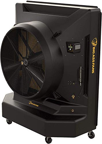 Big Ass Fans Cool-Space 500 Portable Evaporative Cooler, 50 inch Diameter Fan, Indoor or Outdoor Use, Continuous or Fillable (64 Gallon Capacity), Variable Speed