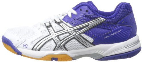 ASICS Womens Gel-Rocket 6 Comfort Trainers Volleyball Shoes Blue 5 Medium (B,M)