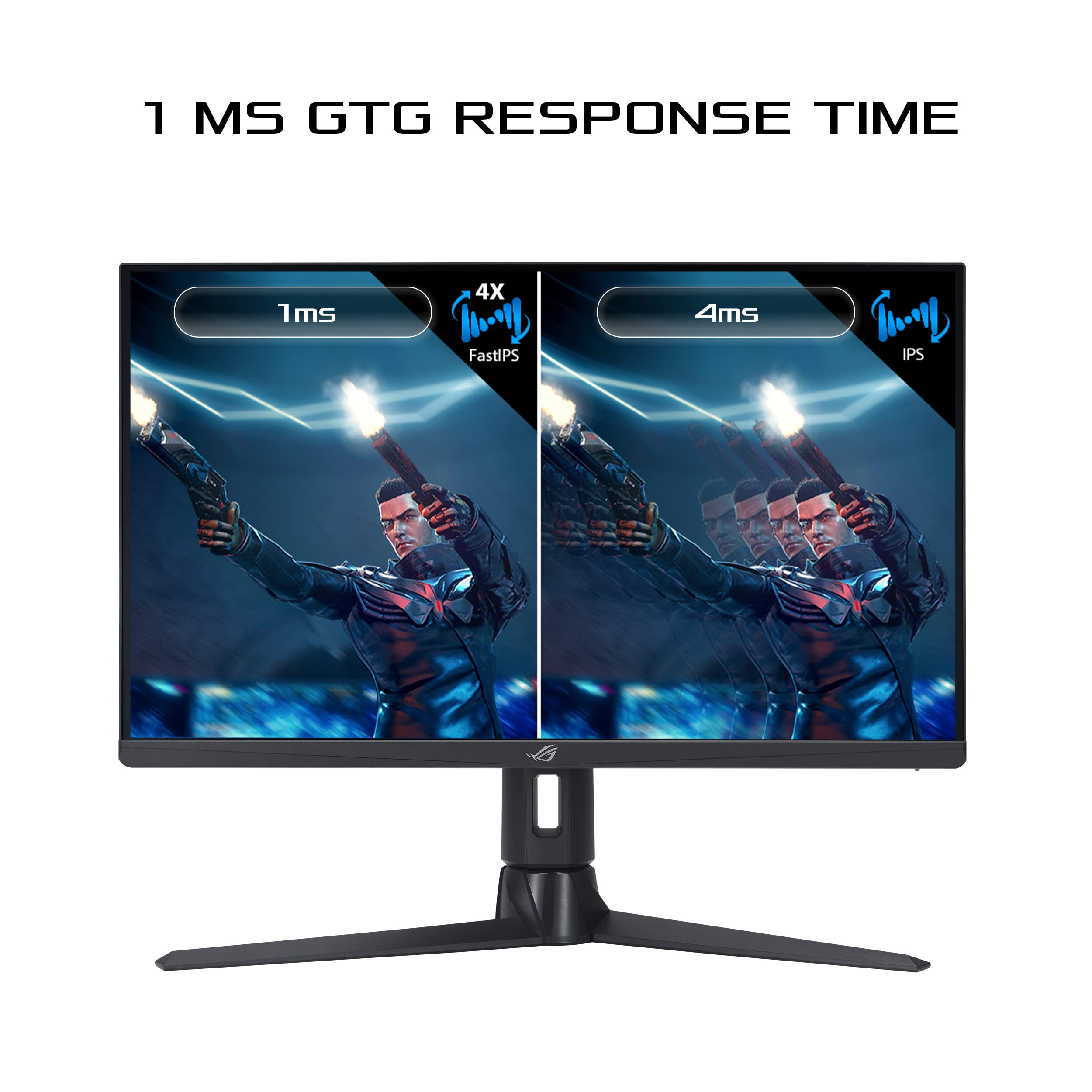 ASUS ROG Strix 27β 1080P Gaming Monitor (XG276Q) - Full HD, IPS, 170Hz, 1ms, Extreme Low Motion Blur, FreeSync Premium technology, DisplayPort, HDMI, Tripod socket for Webcam, DisplayHDR400, BLACK