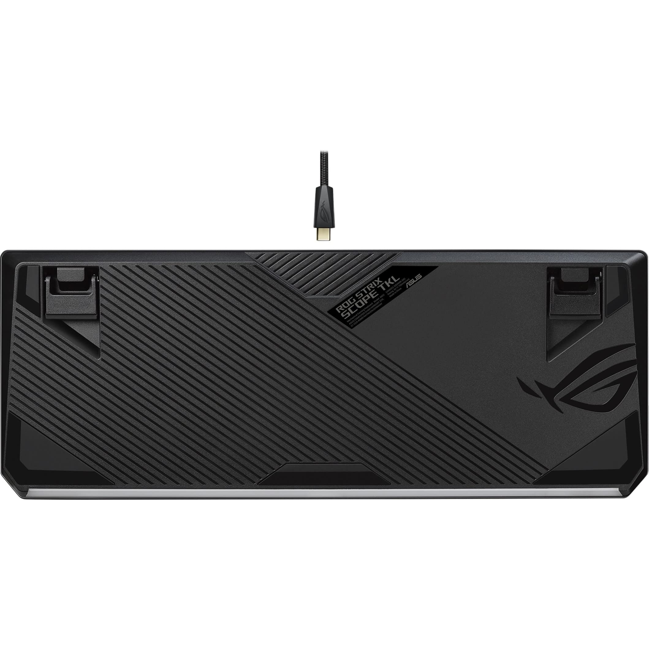 ASUS ROG Strix Scope NX TKL 80% Gaming Keyboard | ROG NX Brown Tactile Mechanical Switches, Aura Sync, Stealth Key, 2X Wider Ctrl Key, Programmable Macros, Detachable Cable (Renewed)