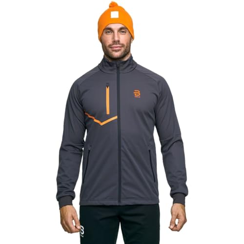 B DÆHLIE Daehlie Men's Kikut Jacket - Softshell Ski Coat, Nine Iron, Medium