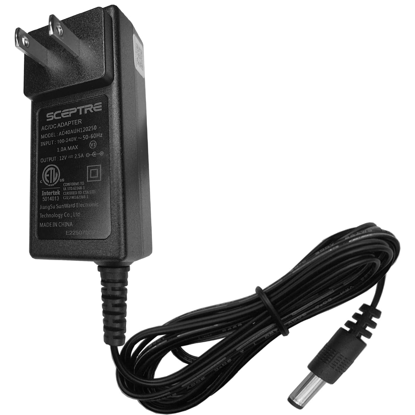 OEM Genuine Parts 8 Way Splitter Cable+ 12V 2.5A AC/DC Adapter Compatible with Lorex ACC-U81 Q-See SWANN CCTV Camera DVR SRDVR8 SWDVK8 DVR8 1000 DVR8-1400 DVR8-1425 1450 1500 BX1202500 ACCPWR12V500