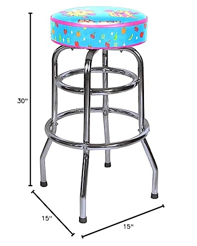 Bandai Namco Amusement America Ms Pac Man Arcade Game Bar Stool (30 Inch)