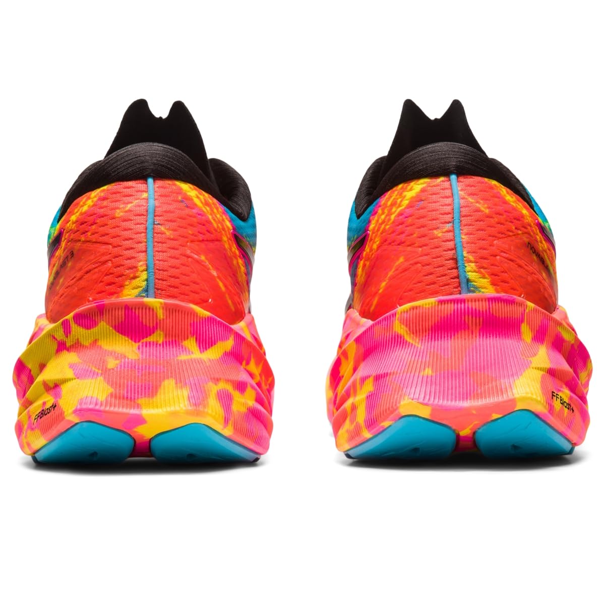 ASICS Women's NOVABLAST 3 Shoes, 7.5, Aquarium/Vibrant Yellow