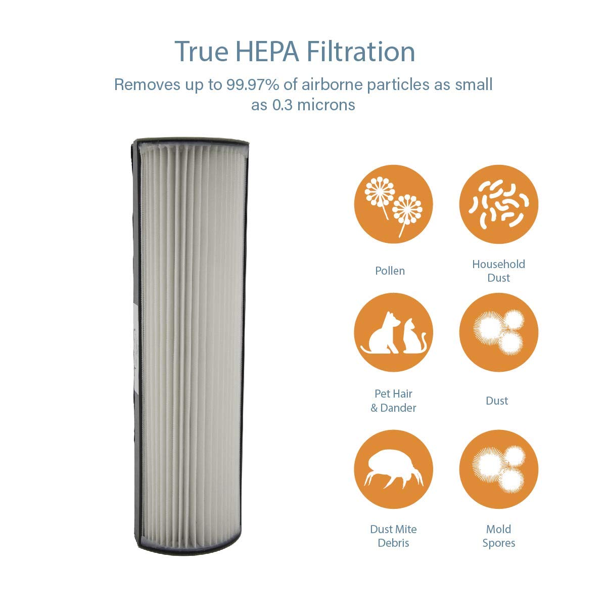Filter-Monster β Replacement HEPA Filters, 2 Pack β Compatible with Therapure TPP440F Filter for Therapure Air Purifier TPP440, TPP540, and TPP640 Air Purifiers