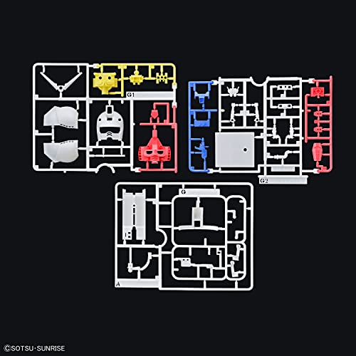 BANDAI SPIRITS(バンダイ スピリッツ) Gunpla-kun DX Set (Runner Ver. with Reproduction Parts), 1/1 Scale, Color-Coded Plastic Model Kit