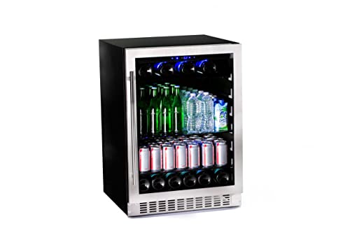 Azure A224BEV-S 24" Undercounter Beverage Center with 5.6 cu ft Capacity