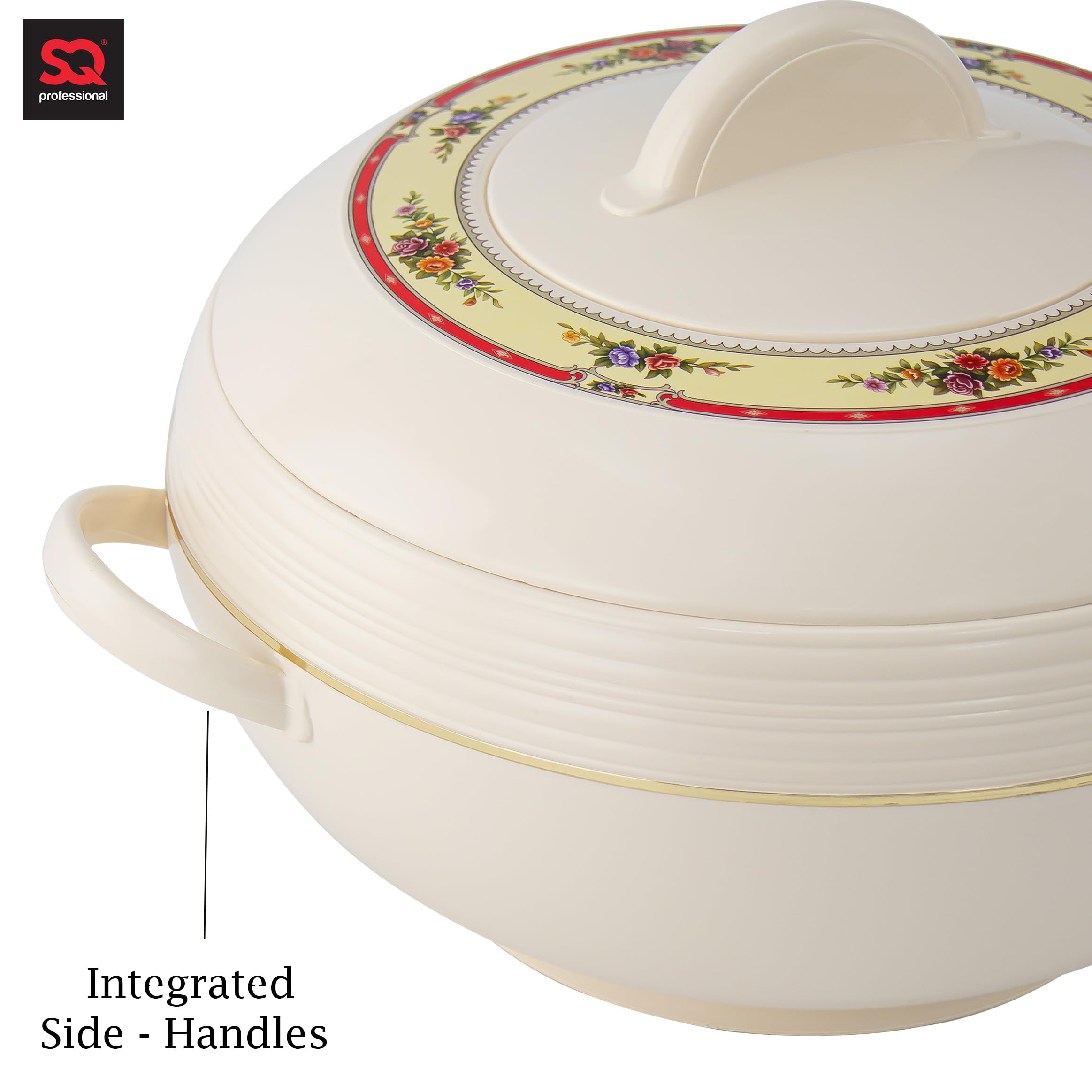 Asian Ambiente Large Food Warmer Hot Pot Set Of Insulated Casseroles 6 8 And 10 Litre