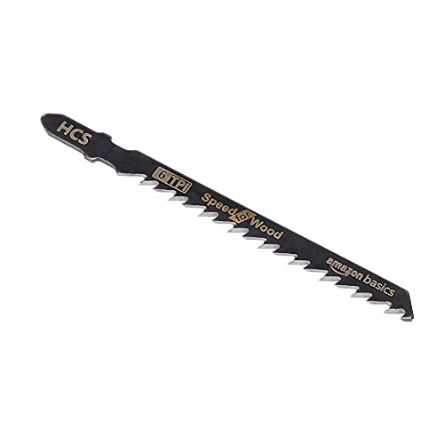 Amazon Basics Assorted T-Shank Jigsaw Blades Set, 50-Pieces