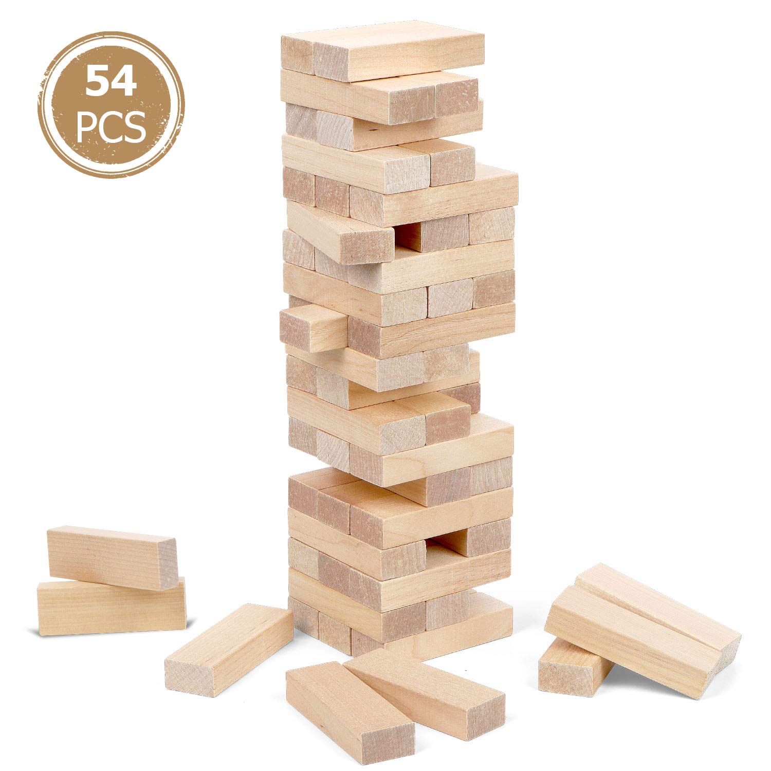 Jurnwey Original Speed Cube 3x3x3 Game Classic Game 54 Pcs, Fast Magic Cube for Kids,Smooth Carbon Fiber Cubes,5.9" W x 8.3" H for Kids and Adults