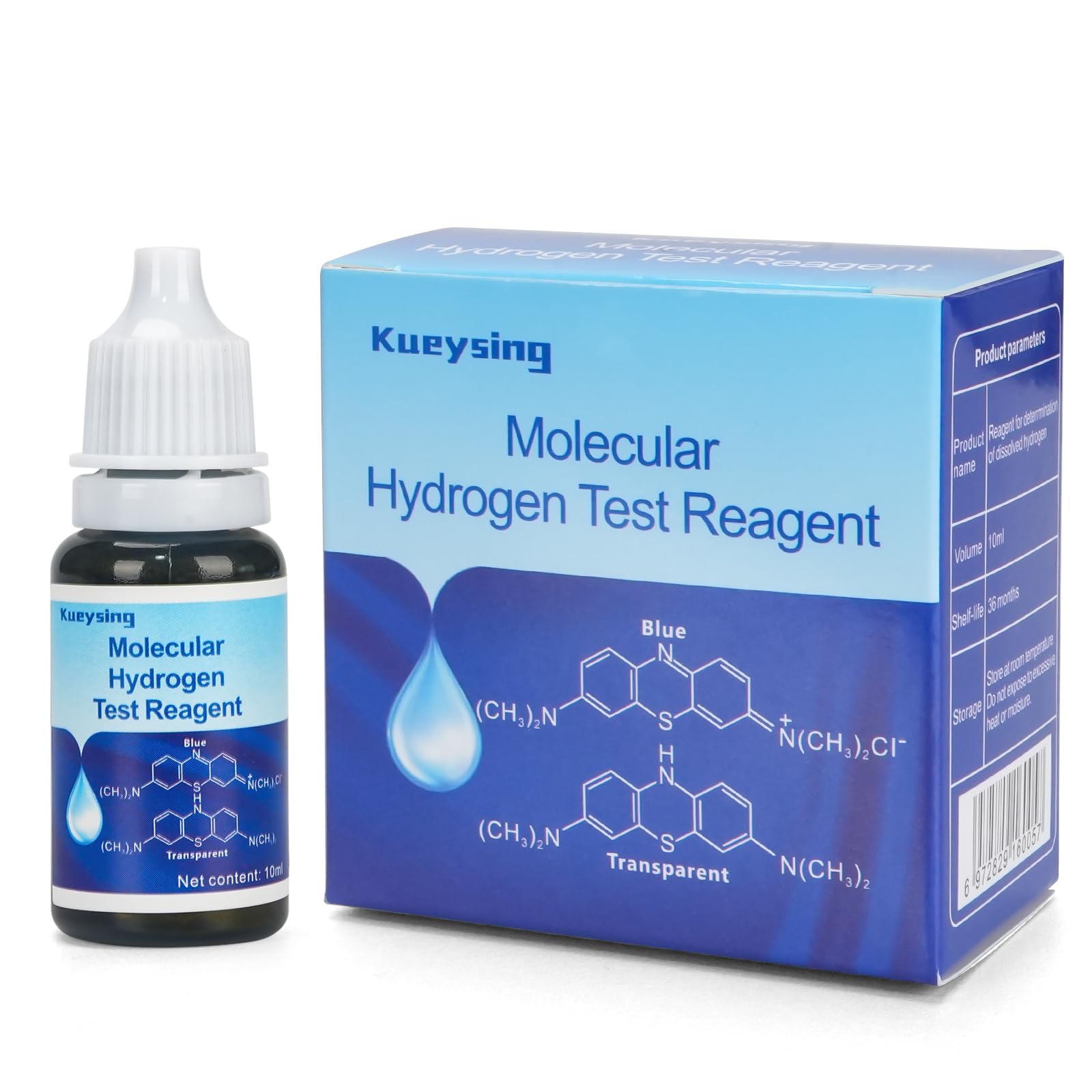 Kueysing Hydrogen Test Reagent,Dissolved Hydrogen Test Reagent ,H2Blue,Test The Concentration of Hydrogen Molecules in Water