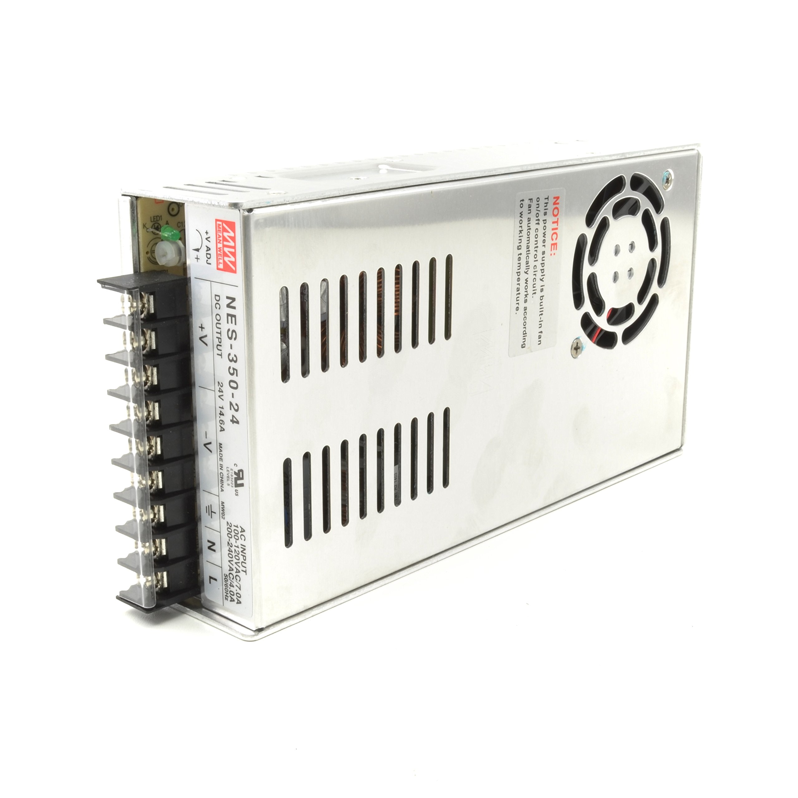MEAN WELL NES-350-24 24V 350 Watt UL Switching Power Supply 120 Volt