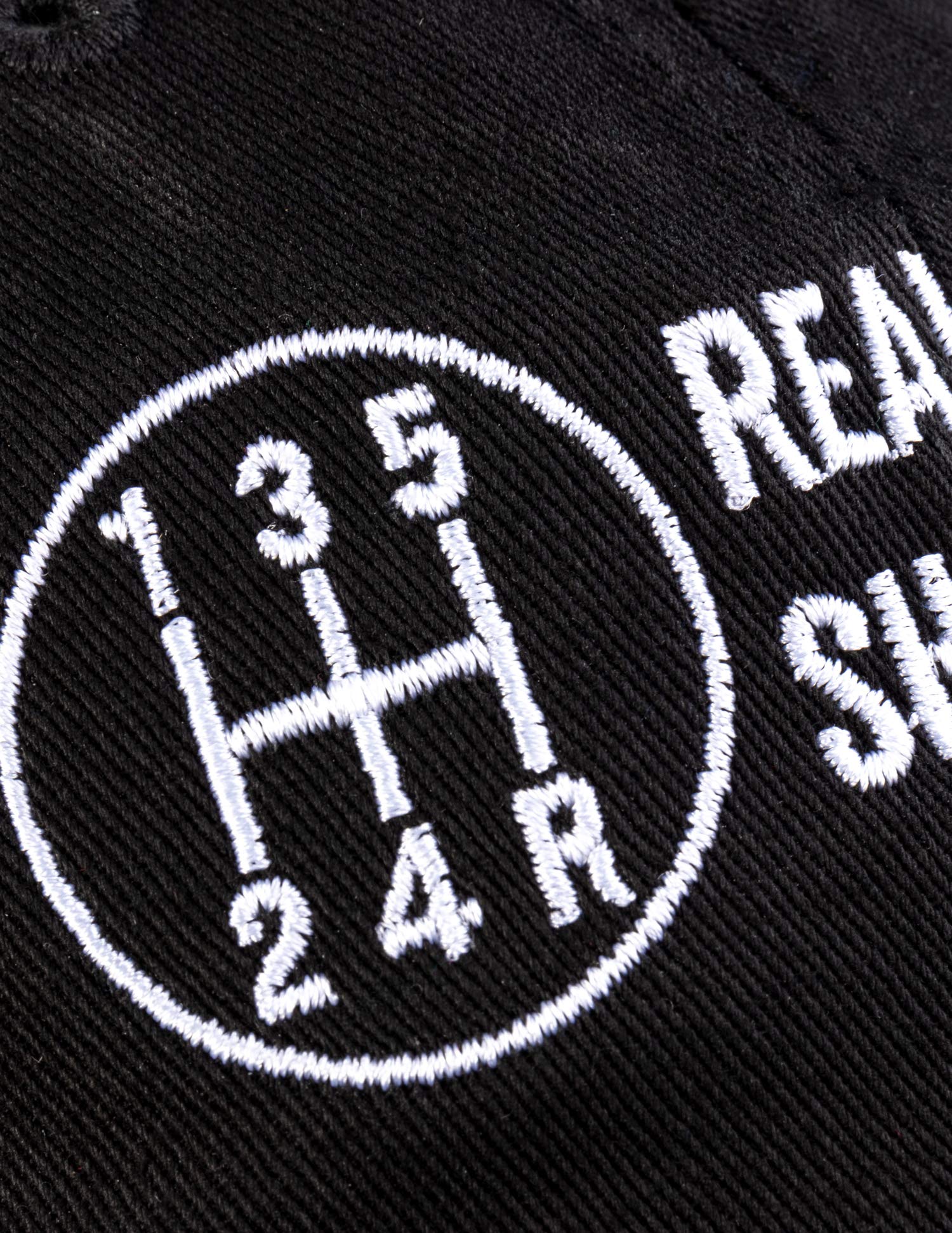 Ann Arbor T-shirt Co. Real Cars Don't Shift Themselves | Funny Auto Racing Mechanic Manual Baseball Cap Dad Hat Black
