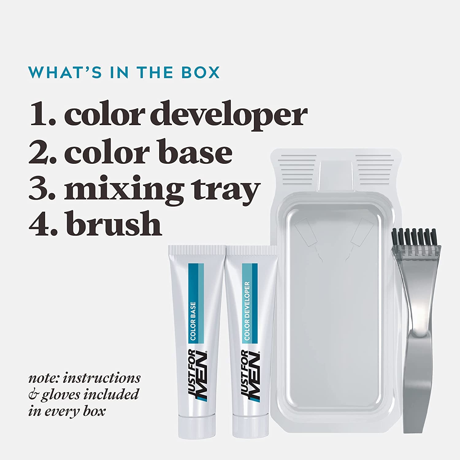 JUST FOR MEN Mustache & Beard Brush-In Color Gel, Blond M-10/15 1 Each (Pack of 2)
