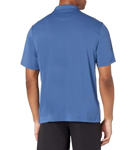 Amazon Essentials Men's Regular-Fit Quick-Dry Golf Polo Shirt - Discontinued Colors, Blue, X-Large