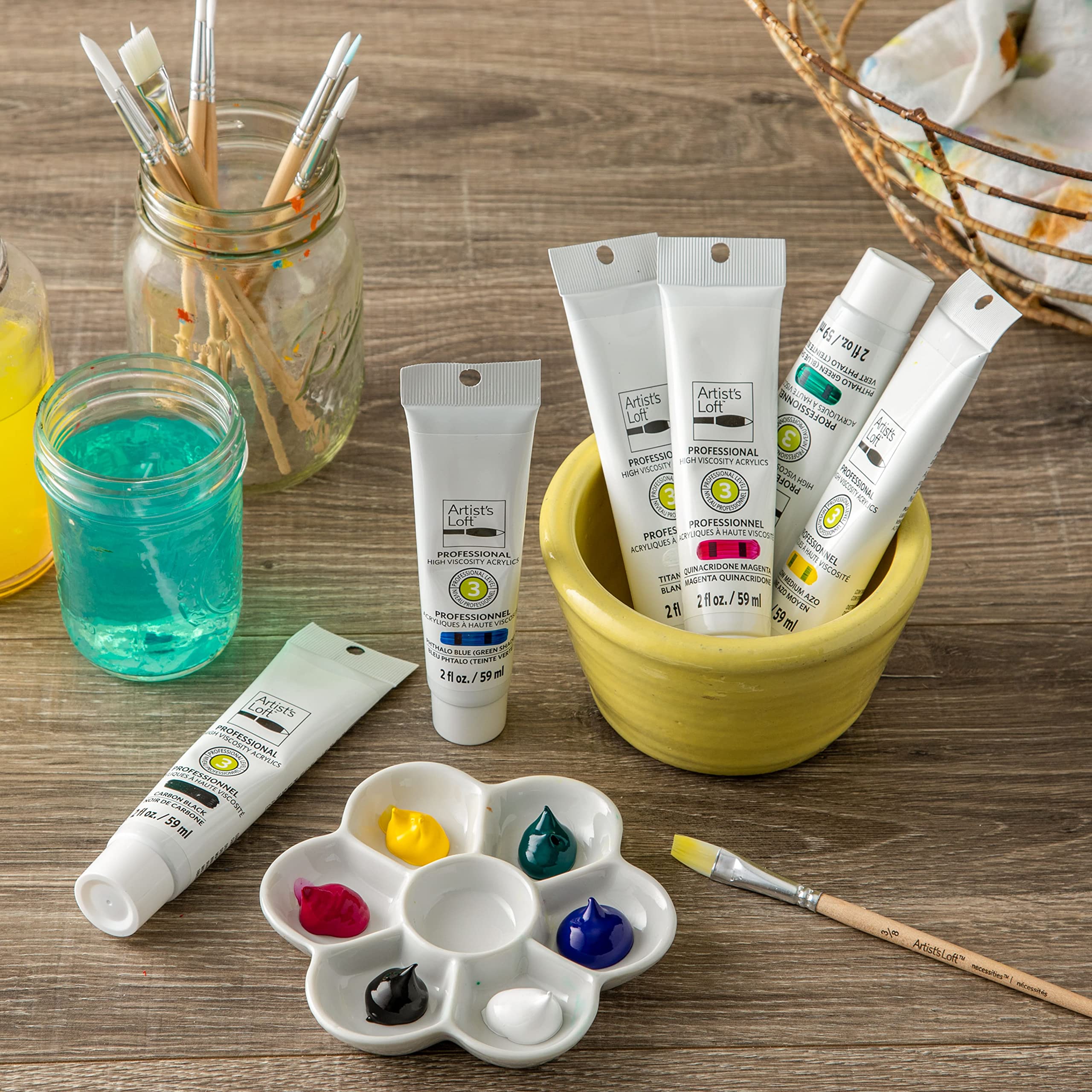 Artists Loft Professional Acrylic Paint Mixing Set, 6ct.