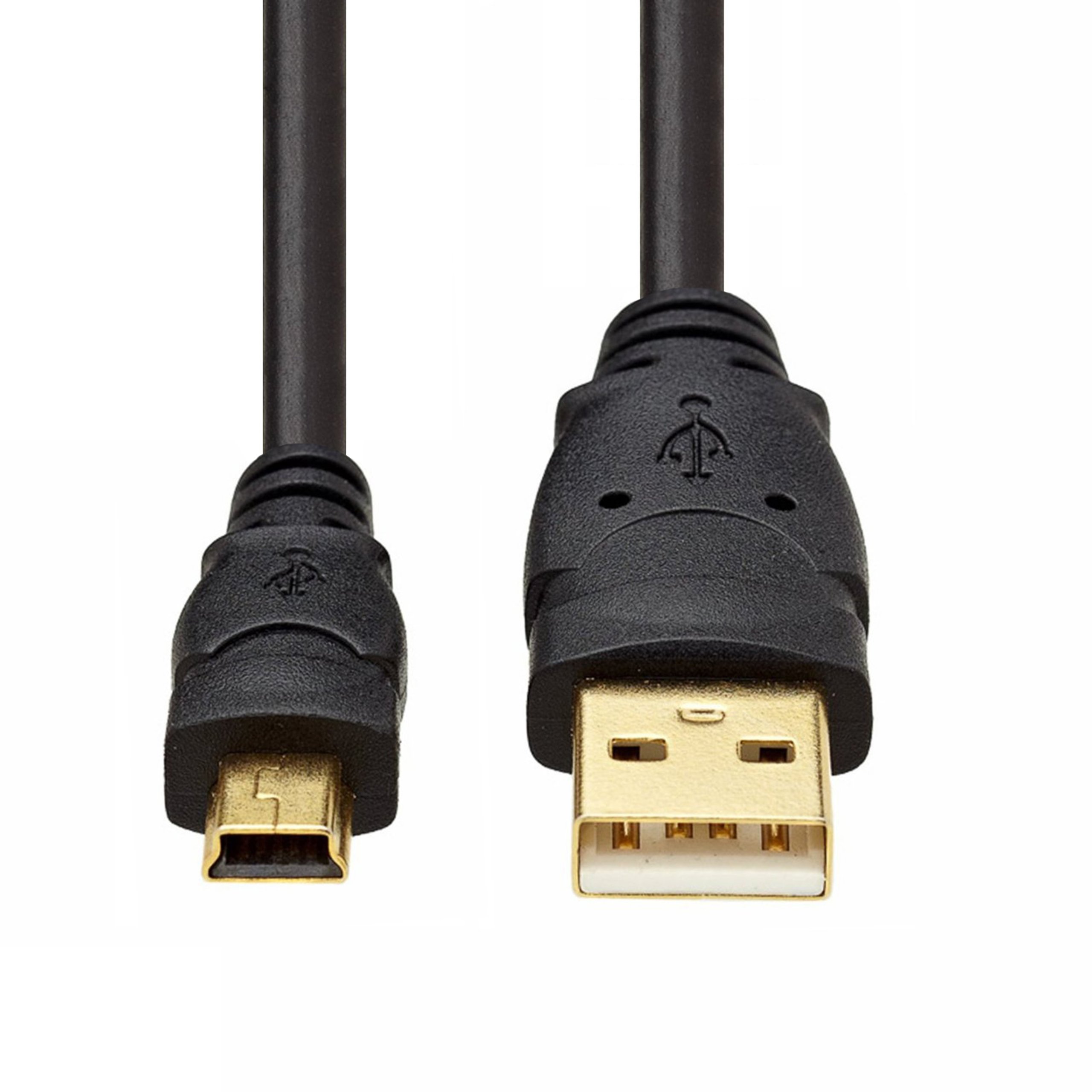 Mediabridge USB 2.0 - Mini-USB to USB Cable (8 Feet) - High-Speed A Male to Mini B with Gold-Plated Connectors