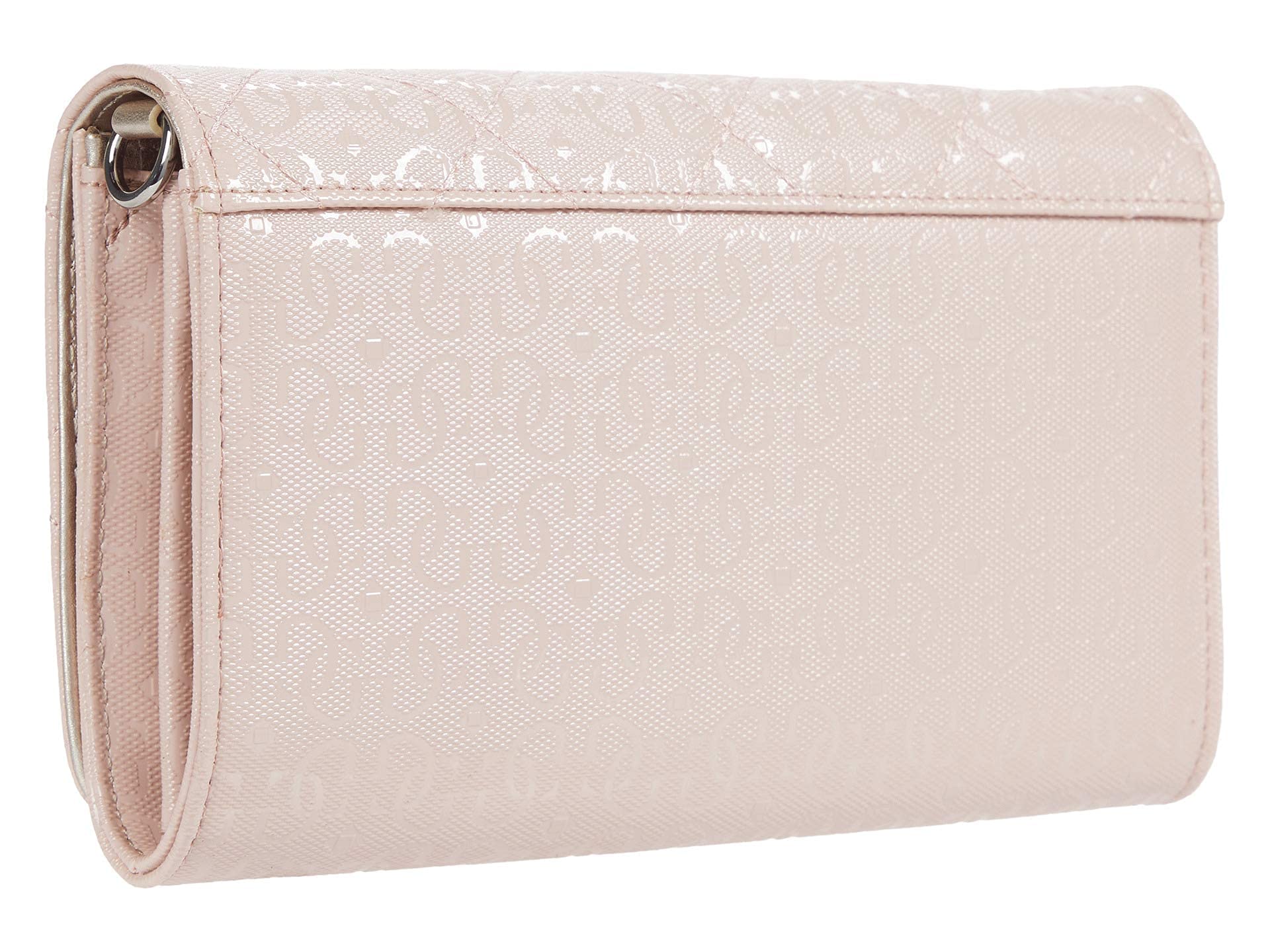 GUESS Ariella Wallet On a String Crossbody Blush One Size