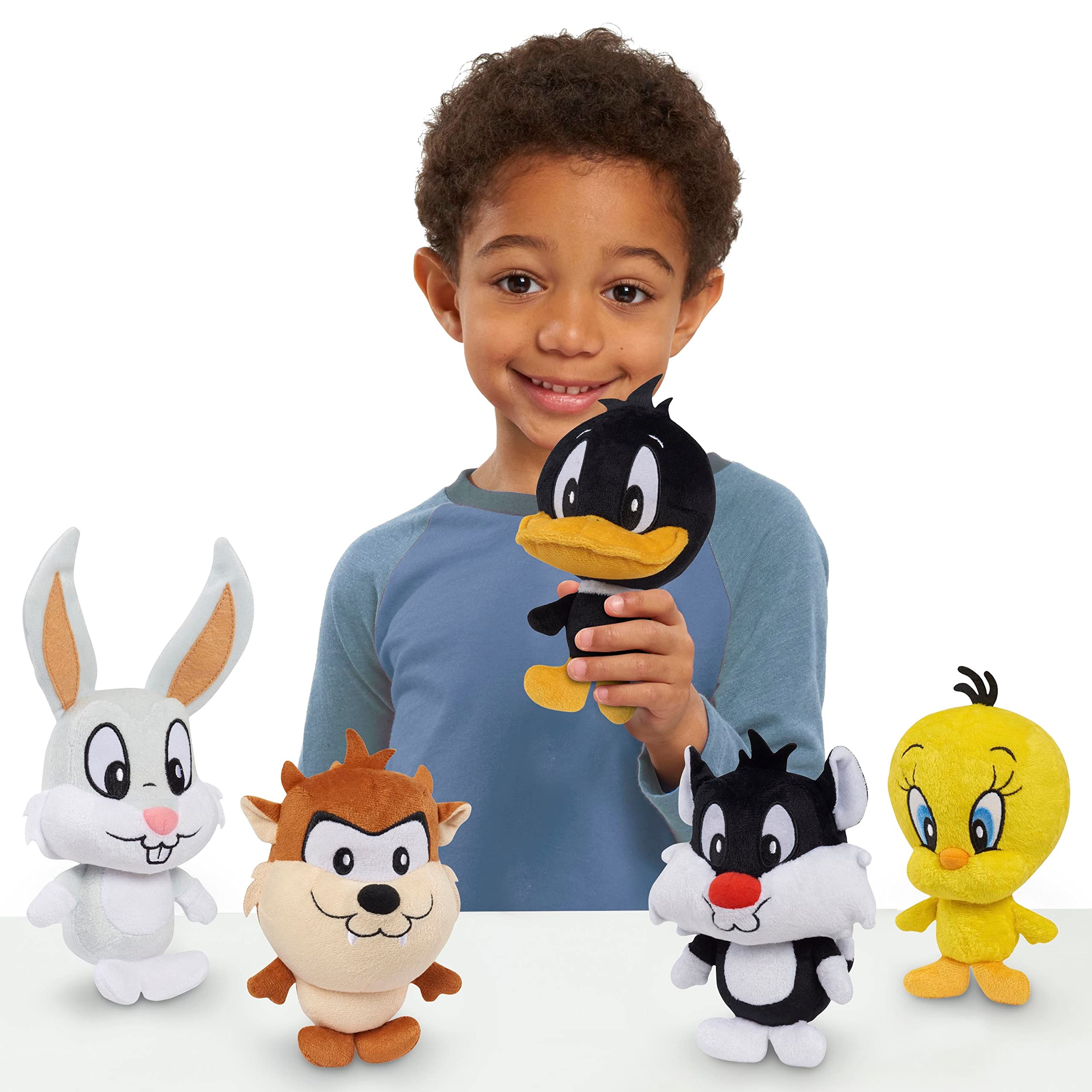 Just Play Looney Tunes 7-inch Plush Pals 3-Piece Set Stuffed Animals, Soft Cuddly Plushies, Kids Toys for Ages 3 Up, Amazon Exclusive