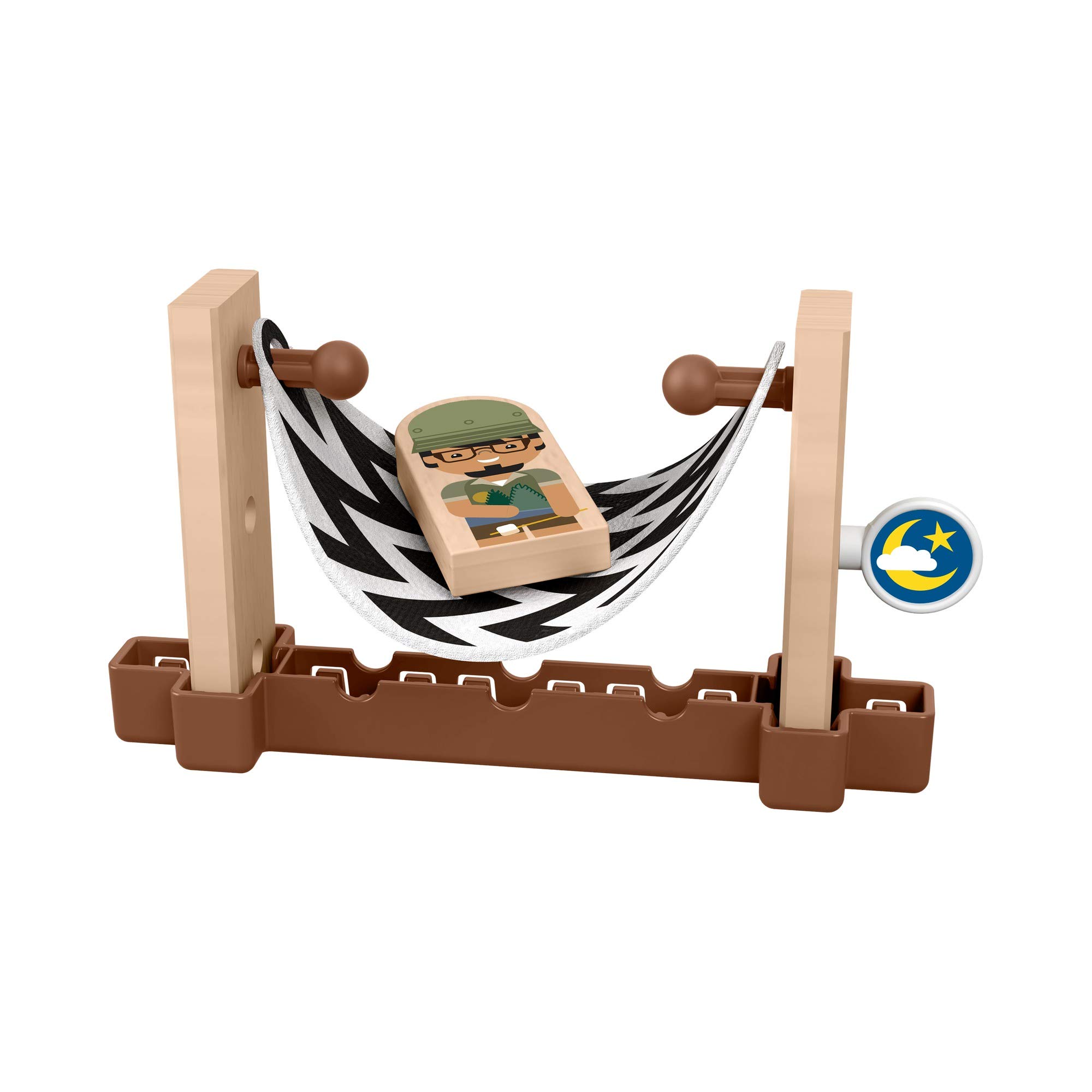 Fisher-Price Wonder Makers Design System Soft Slumber Campground - 60+ Piece Building and Wooden Track Play Set for Ages 3 Years & Up