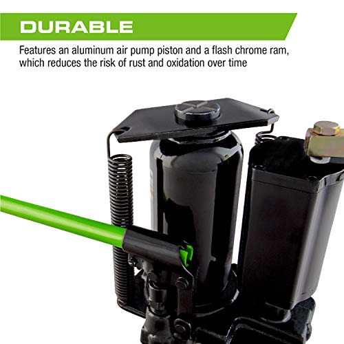 ARCAN PROFESSIONAL TOOLS 12-Ton, Heavy Duty Air/Hydraulic Bottle Jack (ALBJ12AH)