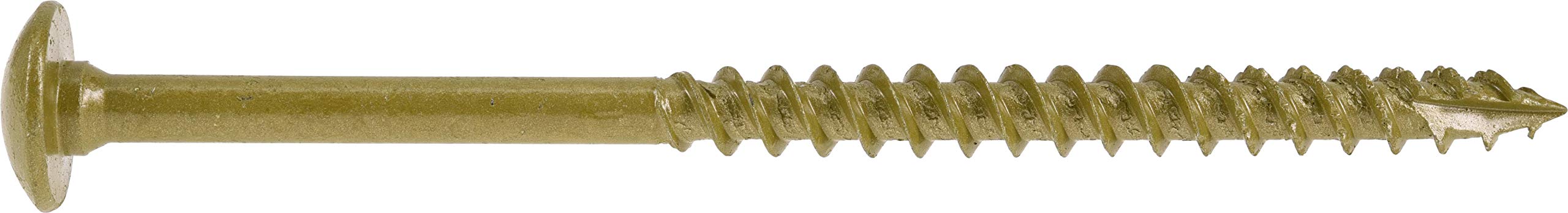 Power Pro 47879 Lag Screws, #5/16 x 6, Star Drive Construction Lag Screws, Rust Resistant, Epoxy Coated Bronze, 5lb Tub, Ceramic