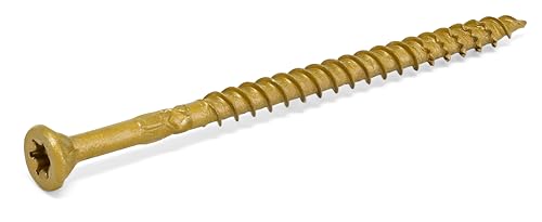 Power Pro Premium Exterior Wood Screws (#10 x 3") - 1lb Box