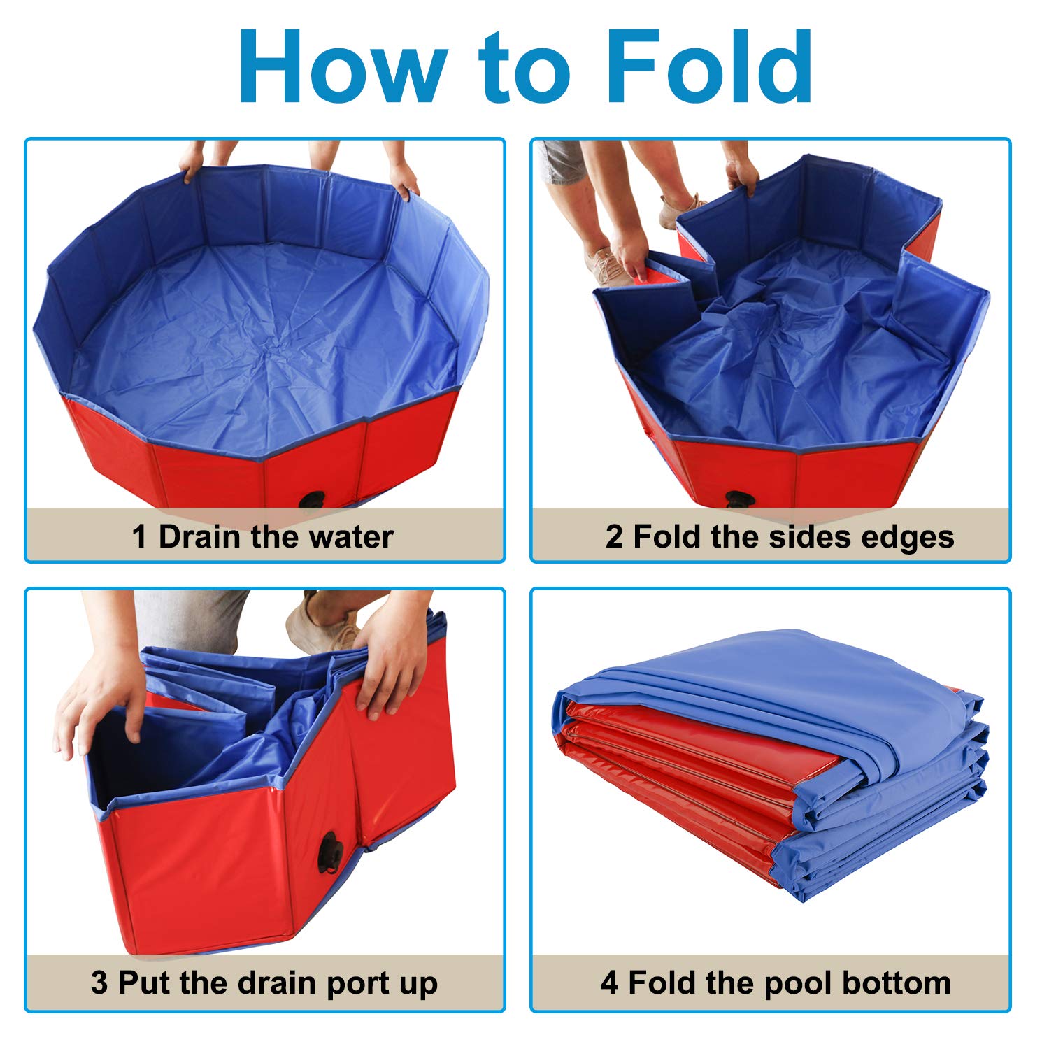 Artilife Whelping Pen for Dogs,Whelping Box for Dogs and Puppies,Dog Birth Supplies,Portable Whelping Pool Whelping Box,Whelping Box for Small Dogs(32" Dia.x8 H)