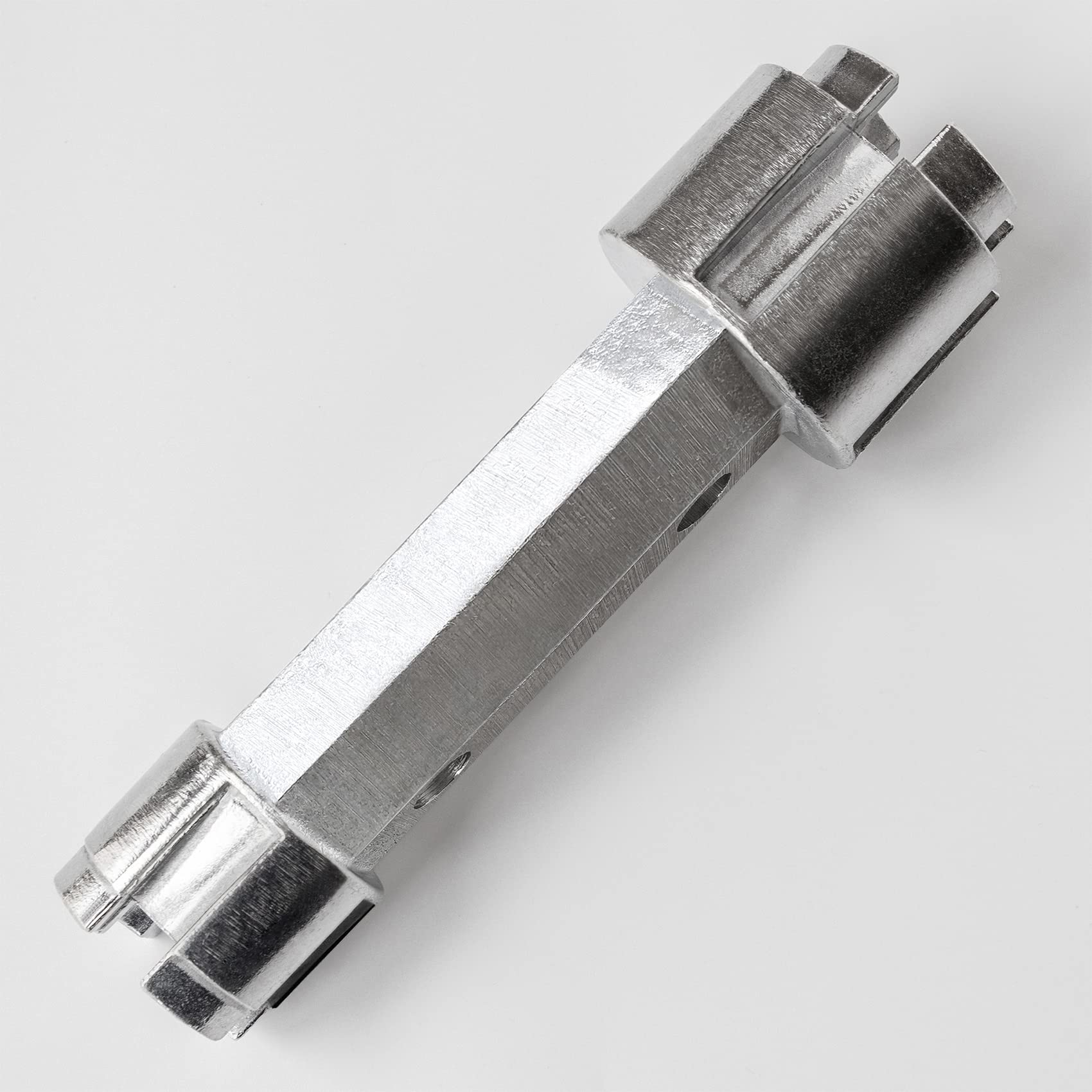 BearHut Tub Drain Remover Wrench Removal Tool Dual Ended Dumbell Wrench Heavy Duty Aluminum