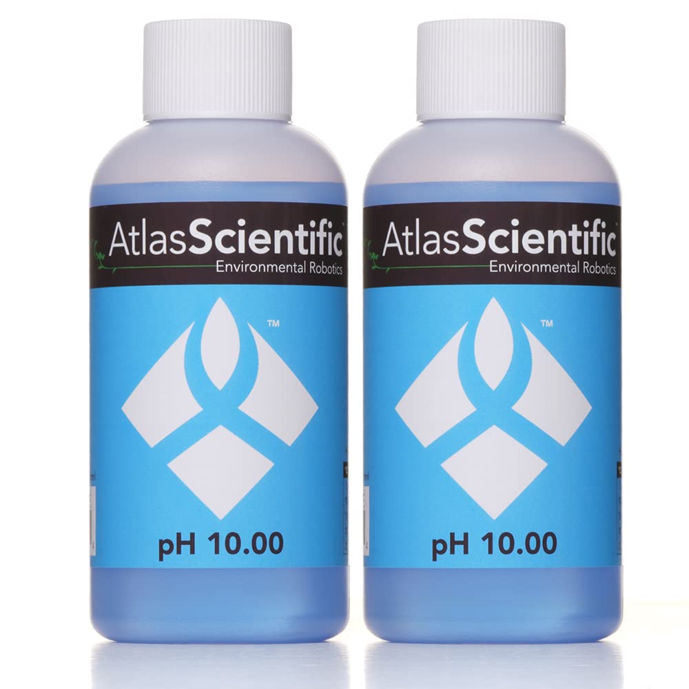 Atlas Scientific pH 10.00 Calibration Solution 125 ml (4oz) [2 Pack]