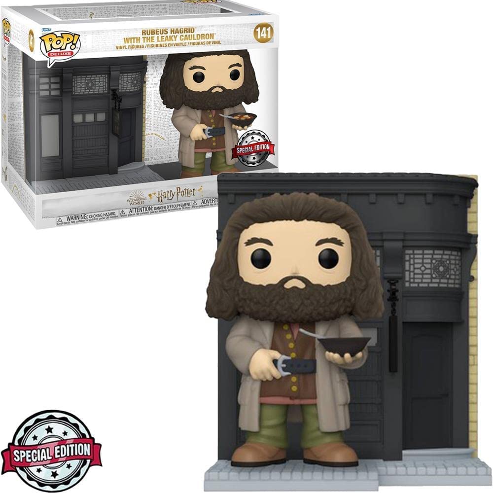 Rubeus Hagrid with The Leaky Cauldron