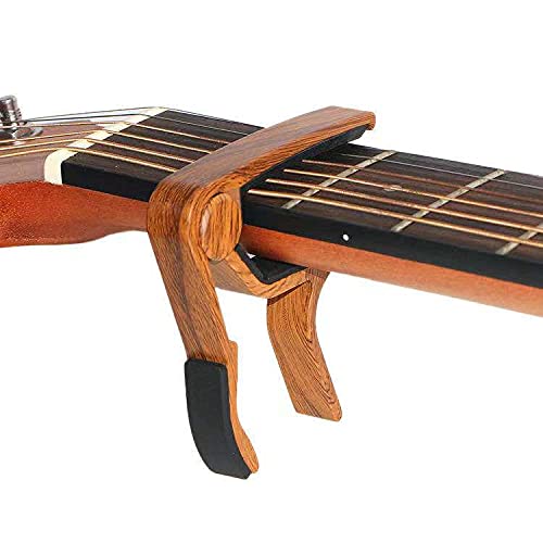 Guitar Capo, Rosewood Capo Guitar Clamp Guitar capo for Acoustic and Electric Guitar