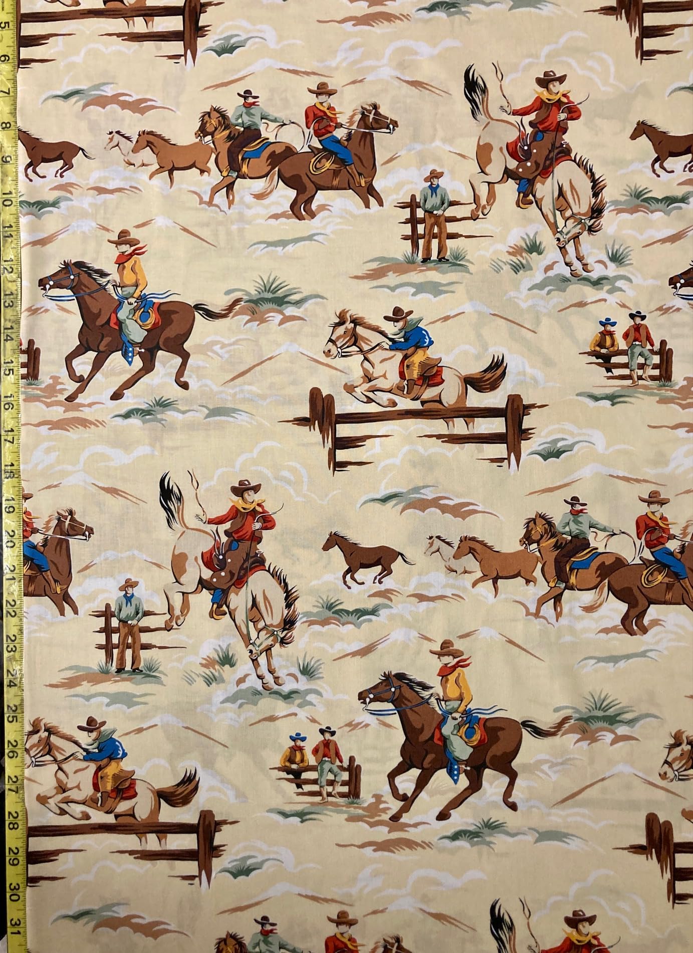 The Way of The West - Natural - Alexander Henry Fabric - by Half Yard