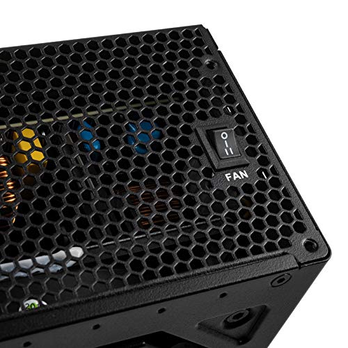 Super Flower Leadex III Gold 550W 80+ Gold, ECO Fanless & Silent Mode, Full Modular Power Supply, Fluid Dynamic Bearing Fan,10 Year Warranty,SF-550F14HG (550W)