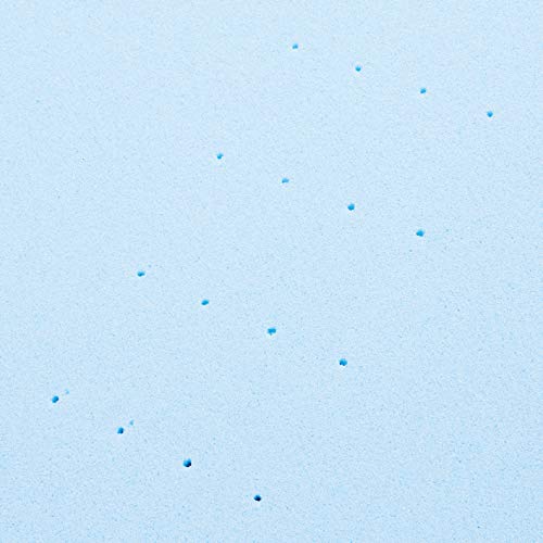 Amazon Basics Cooling Gel-Infused Memory Foam Mattress Topper - Ventilated for Airflow, CertiPUR-US Certified Foam, 2-Inch - Full