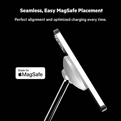 Belkin BoostCharge PRO 3-in-1 Wireless Charger with MagSafe for iPhone 13, 12 + Apple Watch + AirPods (Magnetically Charges iPhone 13 and 12 Models up to 15W)