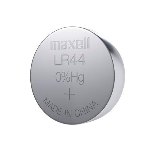 Maxell LR44 (A76) Batteries, 10 Count (775011)