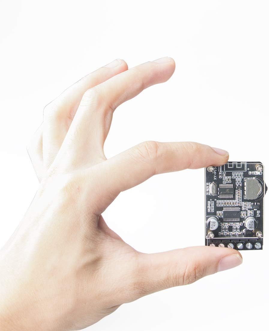 DAMGOO Audio Amplifier Board with BT 5.0, 10W 15W 20W 2.0 Dual Channel Stereo Wireless Mini Amp Module with Protective Shell