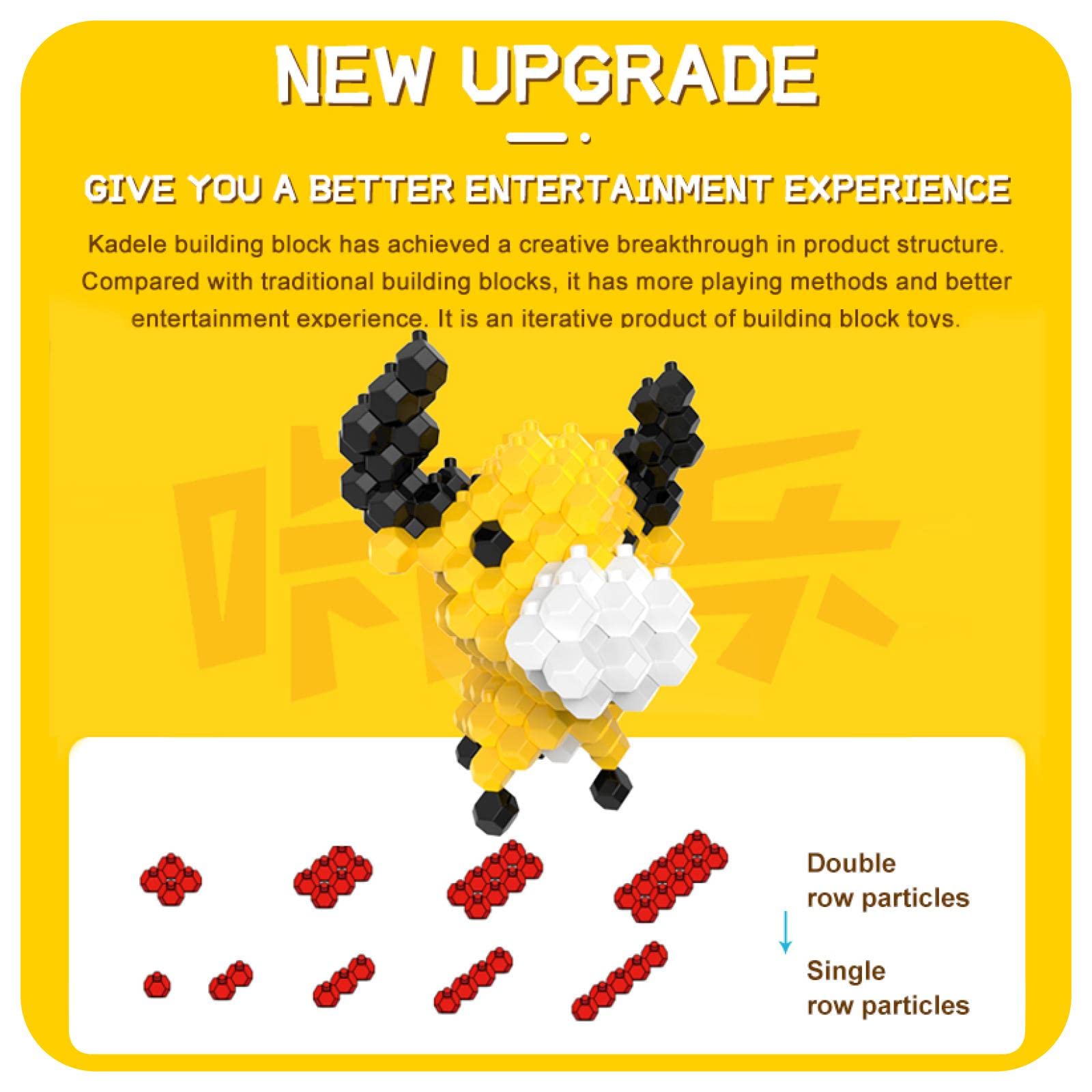 KADELE Animals Toy Building Sets,Extremely Creative and Challenging STEM Building Toys,Educational Toys for Boys and Girls Ages 8 and Up(79 Pieces)