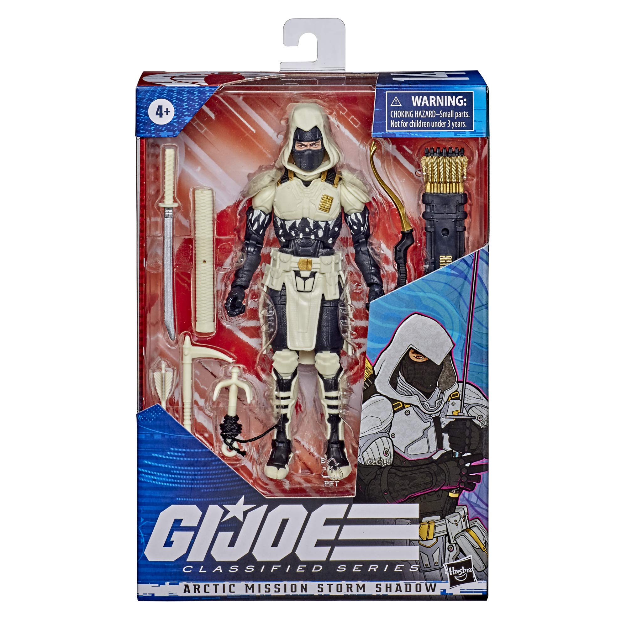 G.I. Joe Classified Series Arctic Mission Storm Shadow Action Figure 14 Premium Toy with Accessories 6-Inch-Scale (Amazon Exclusive)