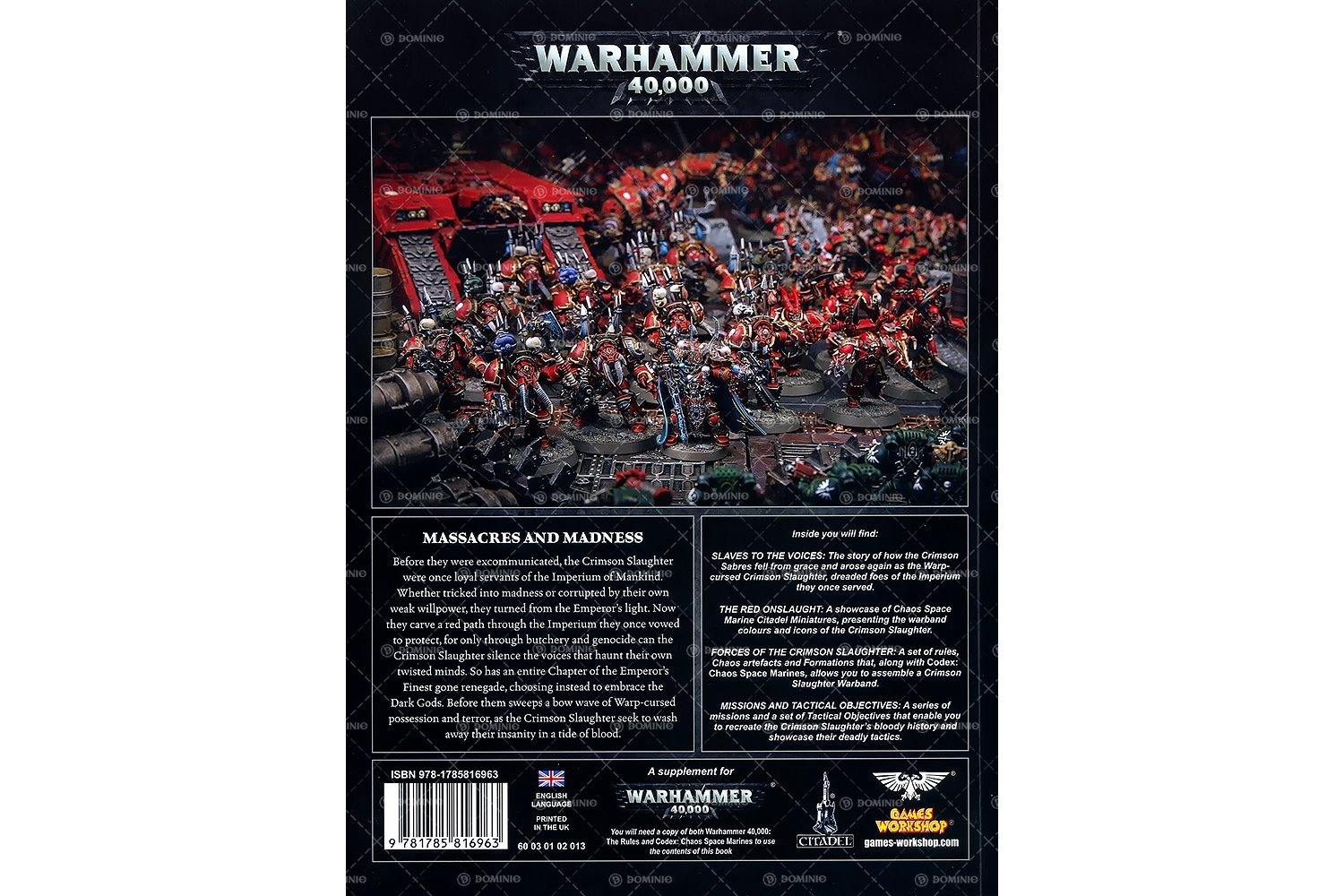 Codex Warhammer 40k: Crimson Slaughter Supplement