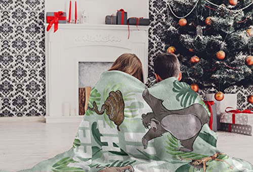 Northwest Jungle Book Micro Raschel Throw Blanket, 46" x 60", Wild in You