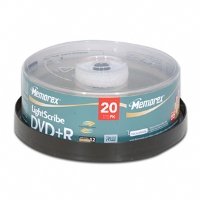 Memorex 04708 16x Lightscribe(tm) Dvd+rs (20 Pk)
