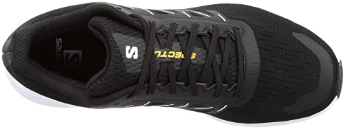 Salomon Spectur Running Shoes - Men's - Black/White/Blazing Orange, US 10.5 M